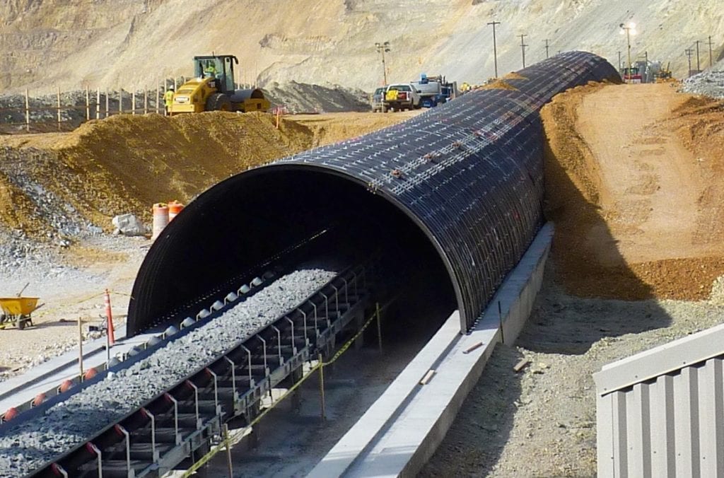 Nine heavy haul road conveyor tunnels for remote Chilean site - AIL Mining