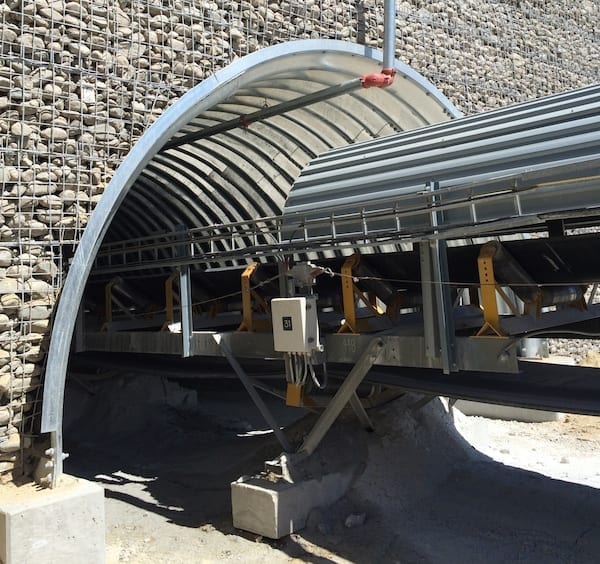 Twin Super-Cor conveyor crossings for BC mining needs