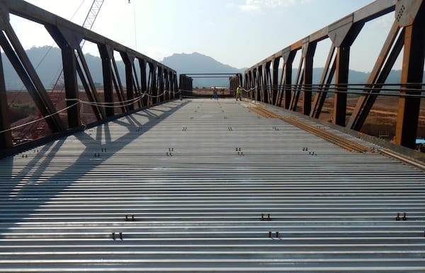 105 m truss bridge spans African mine access corridor - AIL Mining